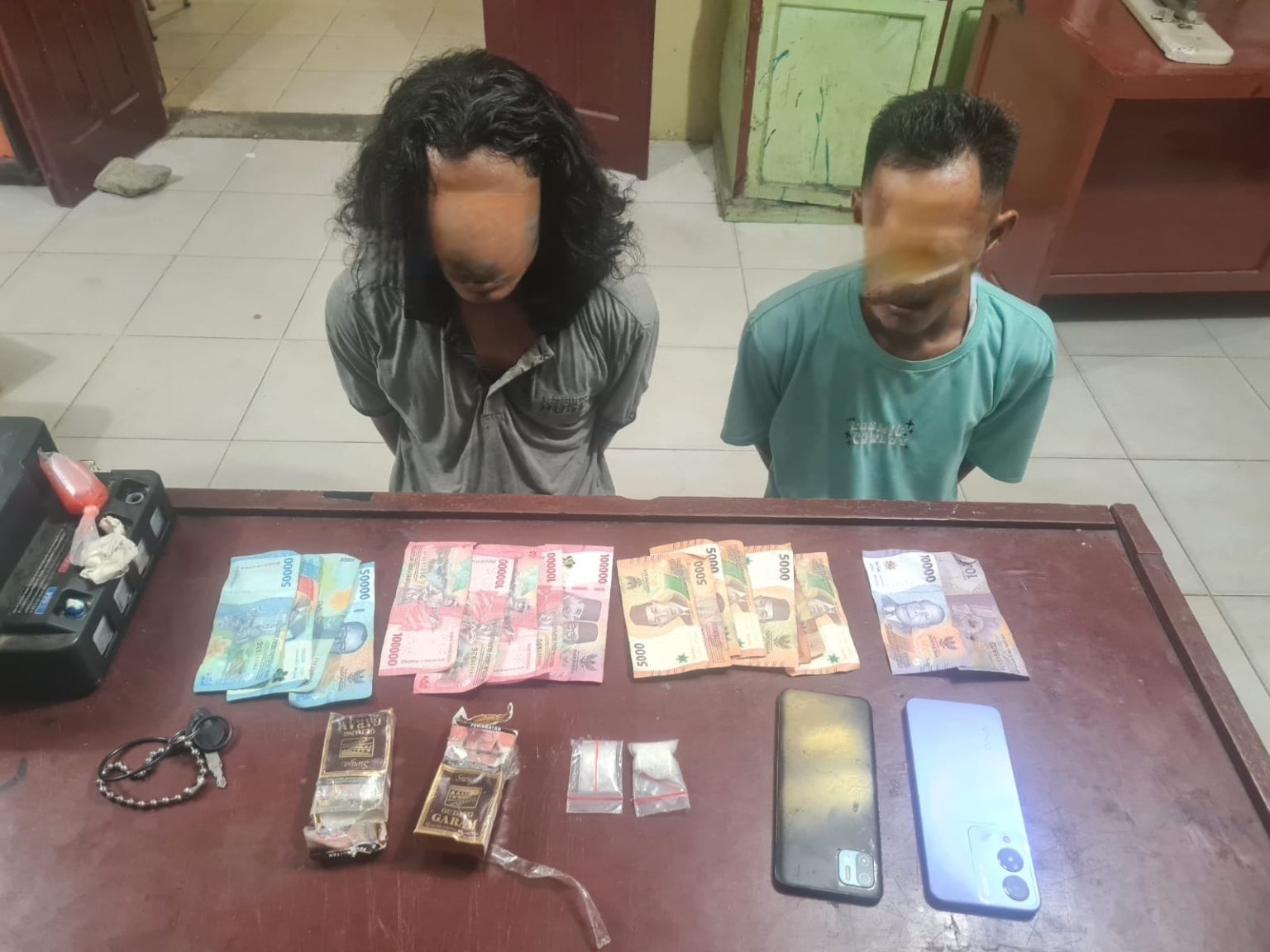 Polsek Kandis Bekuk Dua Pengedar Shabu, Sita 8,47 Gram Barang Bukti » Faktanews24